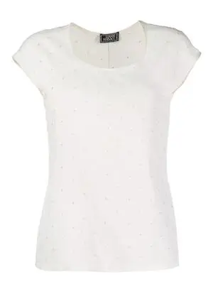 VERSACE Versace Broderie Anglaise Short-Sleeved Blouse