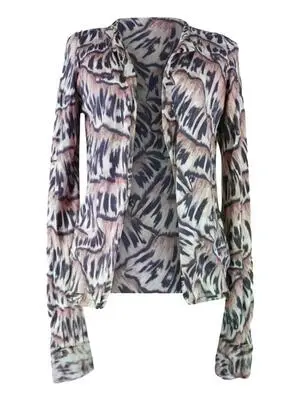 Bottega Veneta Printed Cashmere Cardigan - Neutrals