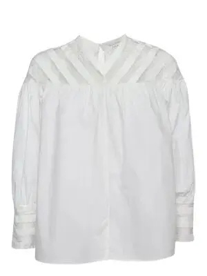 Sandro Lace-trim Blouse - White