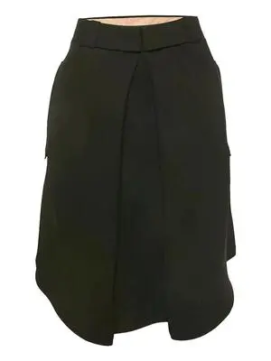 Chloé Pleated Paneled Skirt - Black