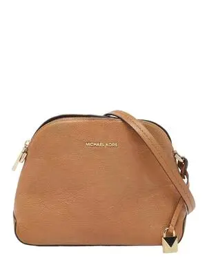 Michael Kors Leather Crossbody Bag - Brown