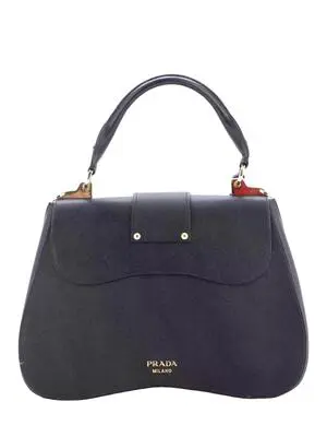 Prada Sidonie Top Handle Satchel - Black