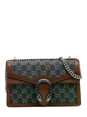 Gucci Small Gg Denim Dionysus Shoulder Bag - Blue