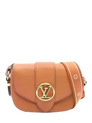 LOUIS VUITTON 2010s Pont 9 Soft Pm Shoulder Bag - Brown