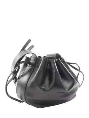 Givenchy Small Leather Pumpkin Bucket Bag - Black