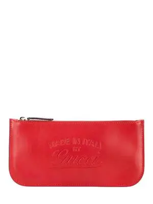 Gucci 2000-2015 Leather Craft Pouch - Red