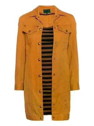 JEAN PAUL GAULTIER 1980s Layered Shirt Minidress - Orange
