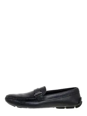 Prada Strap-detailed Loafers - Black