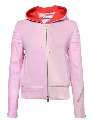 Givenchy Drawstring-hood Jacket - Pink