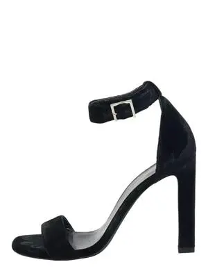 Saint Laurent 110mm Grace Heeled Sandals - Black
