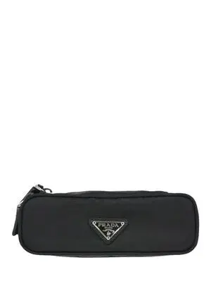 Prada 2010s Zipper Clutch Bag - Black