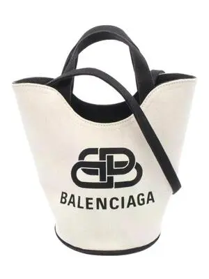 Balenciaga 2000s Wave Bucket Bag - Neutrals