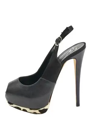 GIUSEPPE ZANOTTI 145mm Slingback Pumps - Black