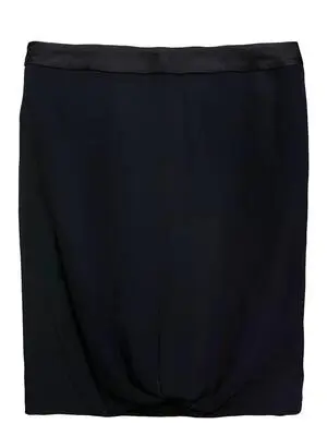 Emporio Armani Crepe Mini Skirt - Black
