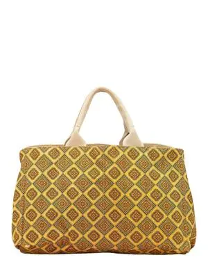 Prada Canapa Satchel - Yellow