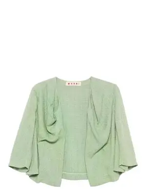 Marni 2000s Bouclé Jacket - Green