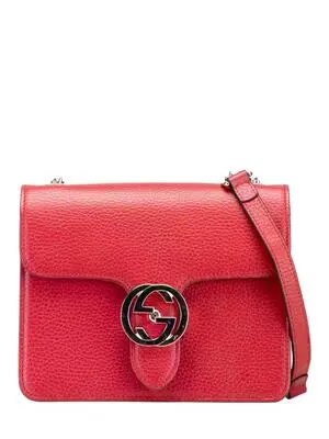 Gucci Interlocking G Crossbody Bag - Red