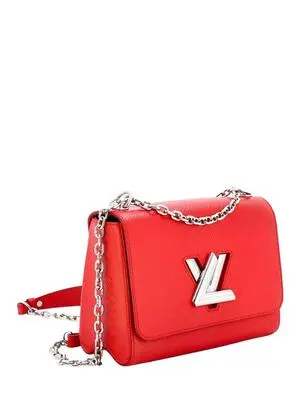 LOUIS VUITTON Twist Mm Crossbody Bag In Epi Leather - Red