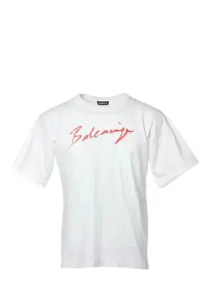 Balenciaga 2019 Logo-print T-shirt - White