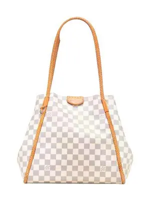 LOUIS VUITTON Damier Azur Propiano Tote Bag - White