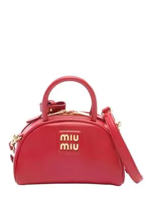 Miu Miu 2010s Mini Boston Tote Bag - Red