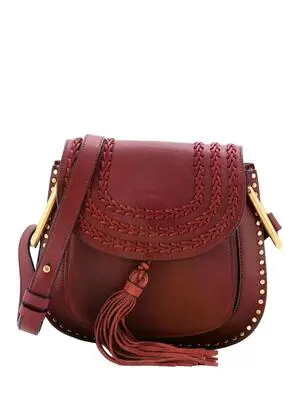 CHLOÉ Hudson Handbag Whipstitch Leather Crossbody Bag