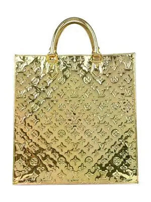 LOUIS VUITTON 2009 Sac Plat Tote Bag - Gold