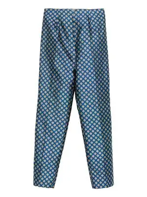 Dior X John Galliano 1997 Silk Trousers - Blue