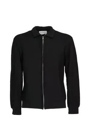 Comme Des Garçons 2000s Zip-up Sweatshirt - Black