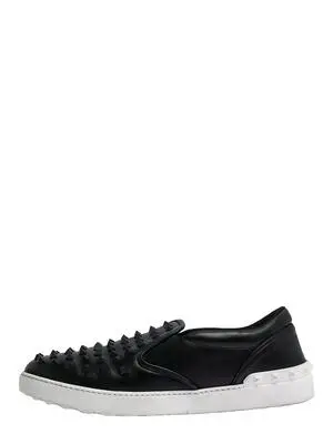 Valentino Garavani Spike-embellished Sneakers - Black