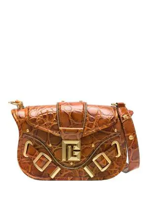 Balmain Blaze Shoulder Bag - Brown