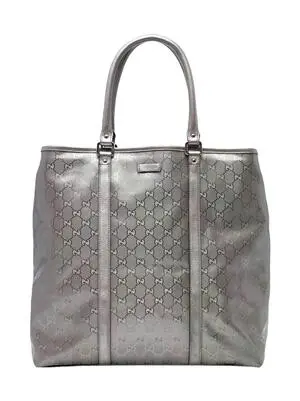 Gucci Gg Imprime Joy Vertical Tote Bag - Grey