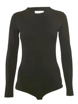 Solace London Long-sleeved Bodysuit - Black