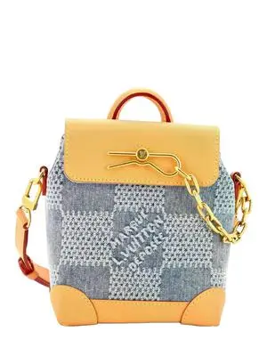 LOUIS VUITTON Steamer Crossbody Bag Damier 3d Denim Nano - Blue