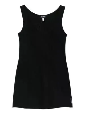 Giorgio Armani 2000s Pleated Tank Top - Black