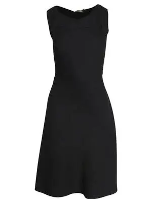 Bottega Veneta A-line Sleeveless Midi Dress - Black