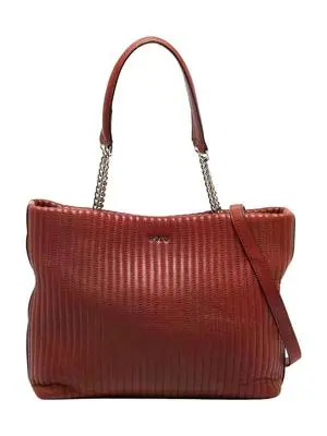 Dkny Quilted Chain-handle Bag - Red