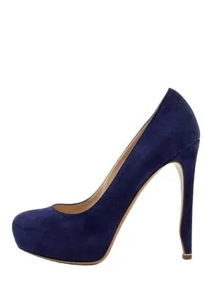 NICHOLAS KIRKWOOD 125mm Suede Platform Pumps - Blue
