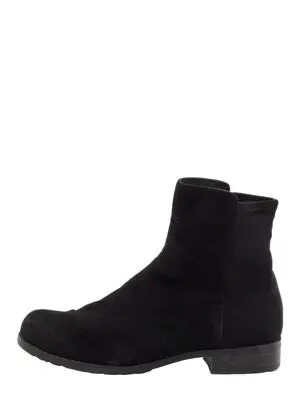 STUART WEITZMAN Suede Ankle Boots - Black