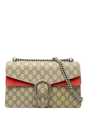 Gucci Gg Supreme Dionysus Shoulder Bag - Brown
