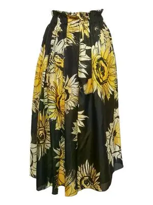 N°21 Nº21 Sunflower-Print Skirt