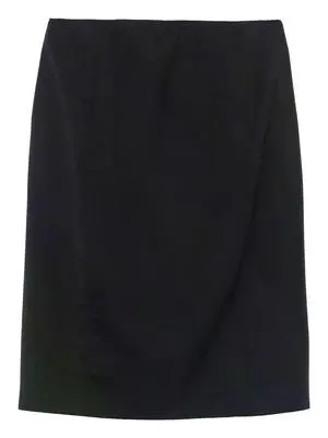Givenchy 1997 Wool Skirt - Blue