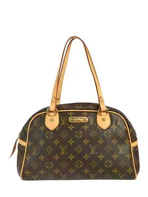 LOUIS VUITTON 2008 Montorgueil Pm Handbag - Brown