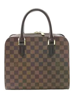 LOUIS VUITTON 2003 Triana Damier-ebene Handbag - Brown
