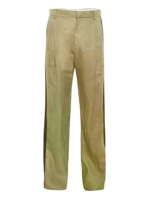 GIVENCHY Paneled Linen Trousers