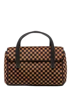 LOUIS VUITTON 2003 Damier Sauvage Lionne Handbag - Brown