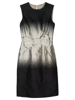 Prada 2010s Bow-detail Dress - Black