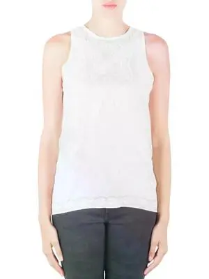Roberto Cavalli Silk Top - White
