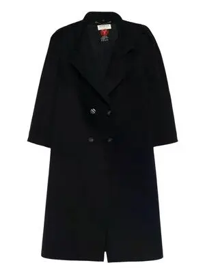 A.N.G.E.L.O. VINTAGE CULT 1980s Double-breasted Coat - Blue