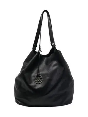 Michael Kors Vintage Colgate Leather Bag - Black